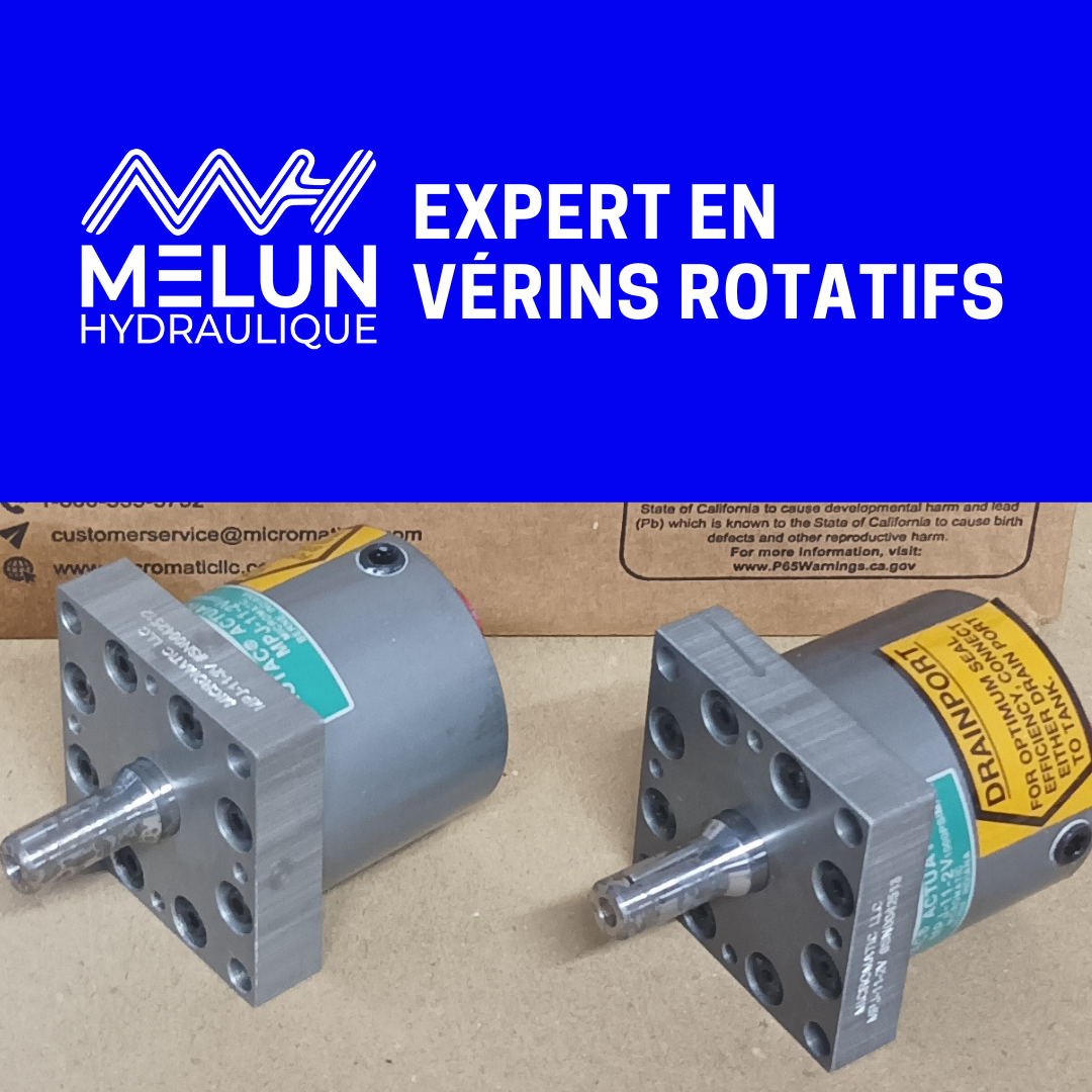 Bloc foré 350 barMini vérins à palette Micromatic MPj-11